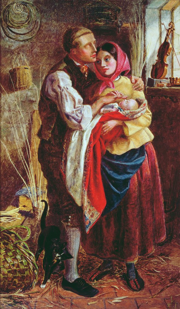 The Blind Basket Maker with his First Child