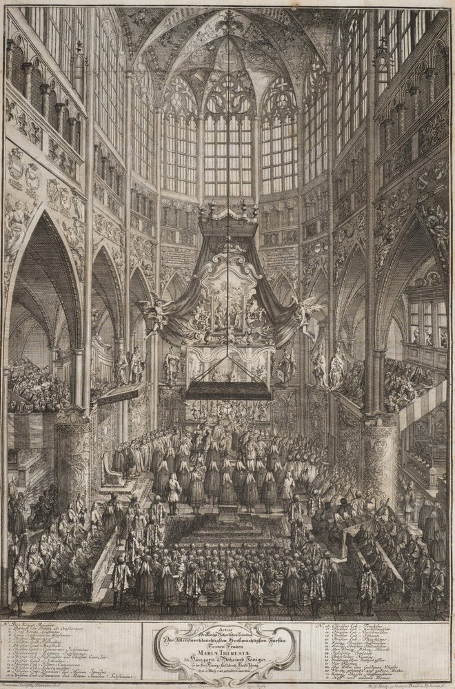 The Coronation of Maria Theresa at Prague Castle, 1743