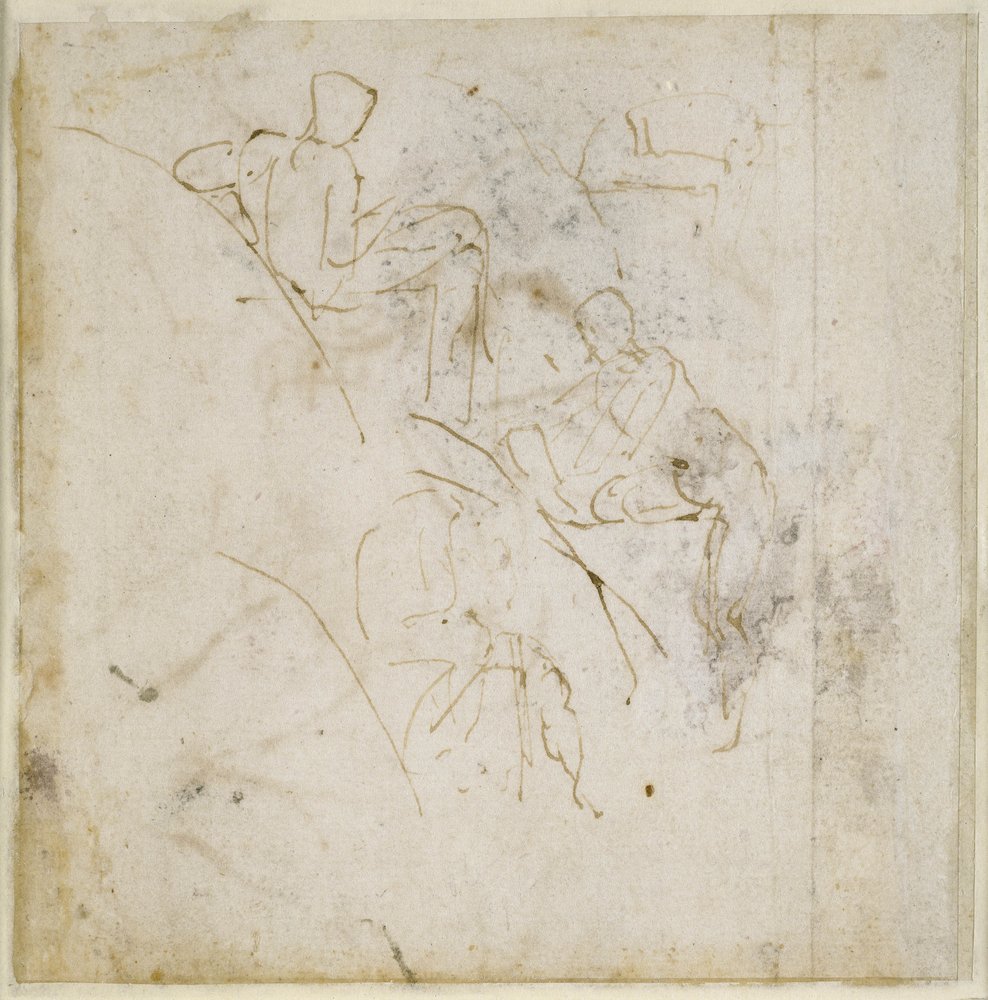 Figure Study, c.1511 by Michelangelo Buonarroti