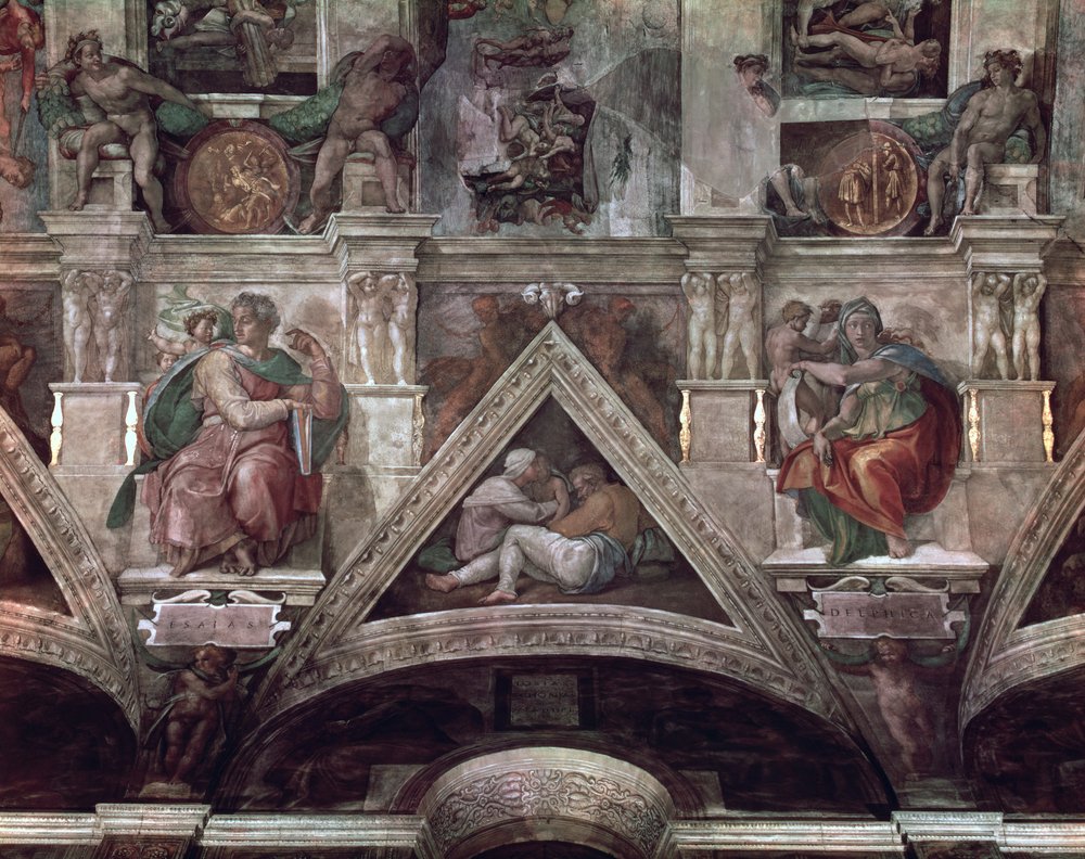 The Sistine Chapel Ceiling (1508-12): The Prophet Isaiah and the ...