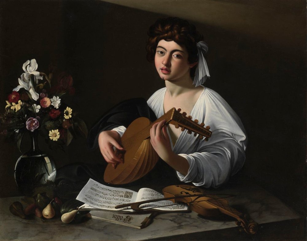 Apollo the Luteplayer by Michelangelo Merisi Caravaggio