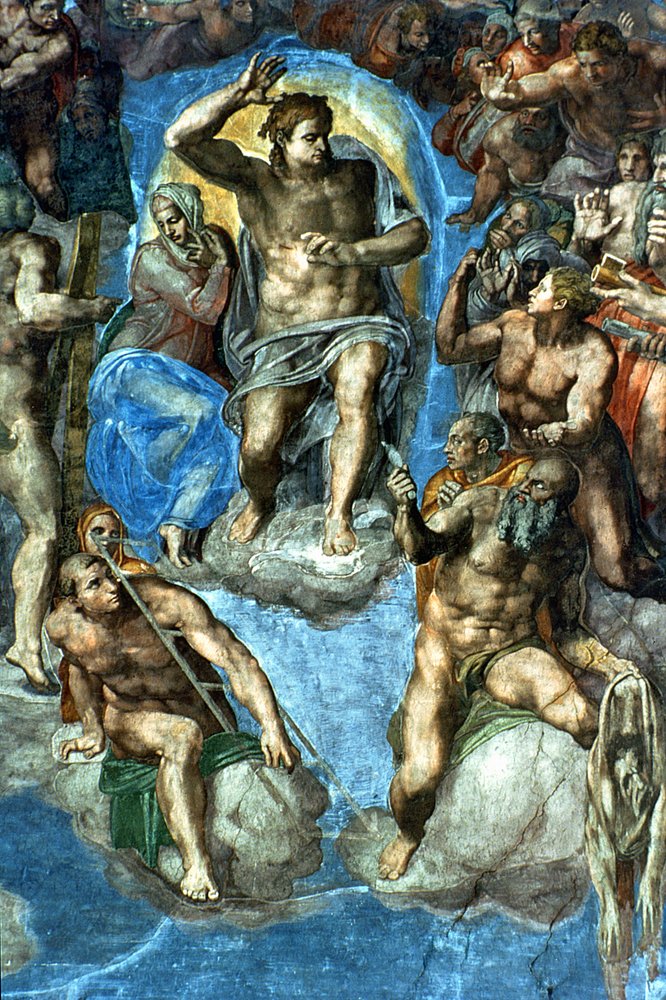 sistine chapel flayed skin