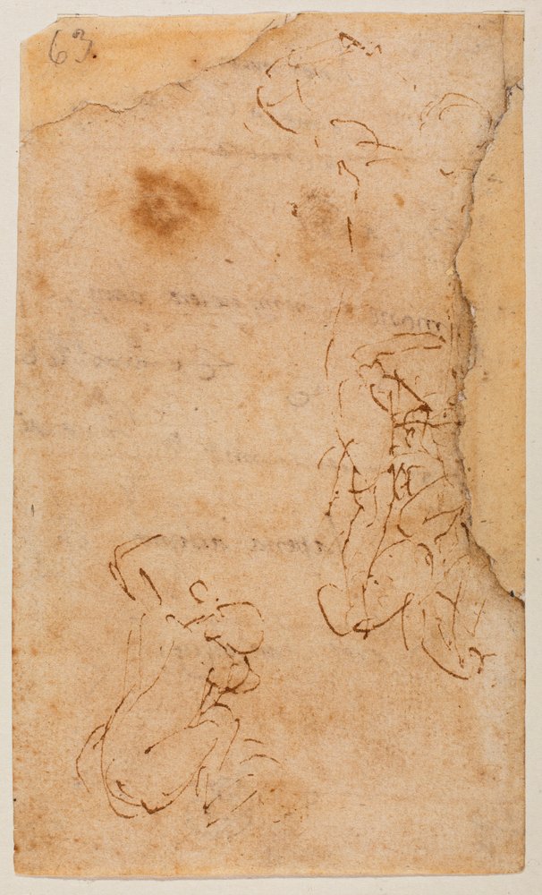 Study of Figures by Michelangelo Buonarroti