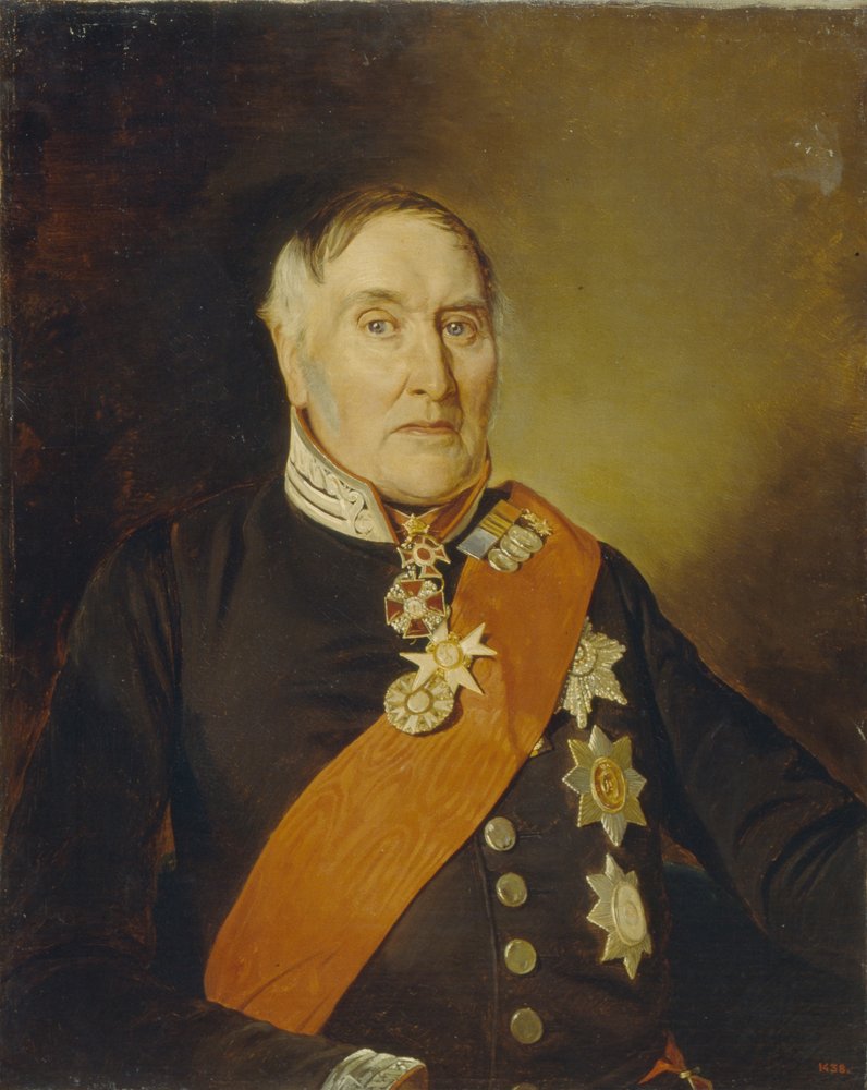 Portrait of Baronet Sir James Wylie by Mihaly von Zichy