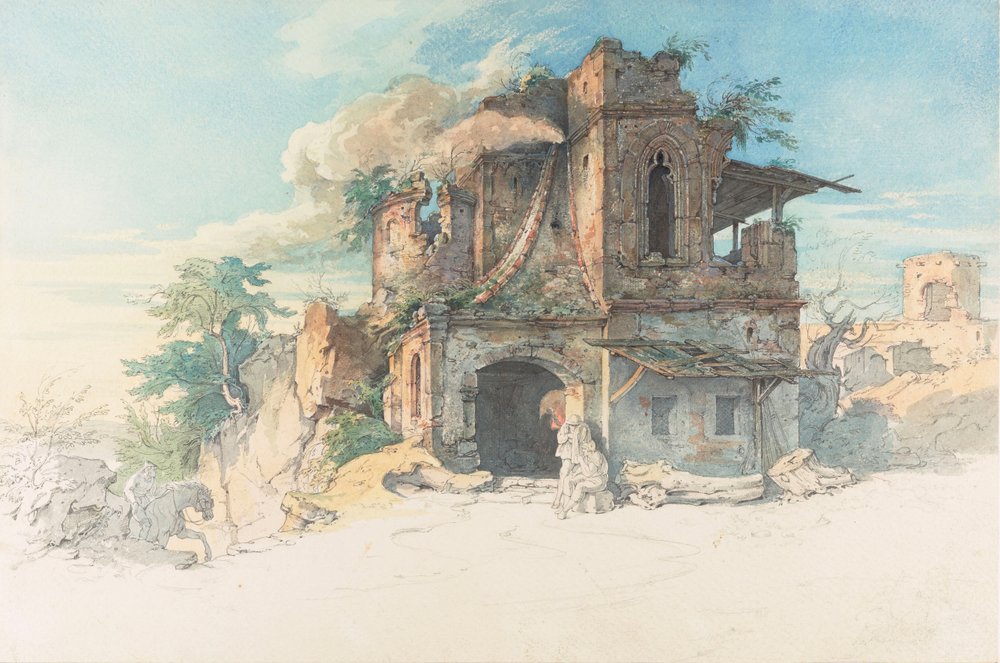 Illustration for the Ballad Der Gang nach dem Eisenhammer by Friedrich ...
