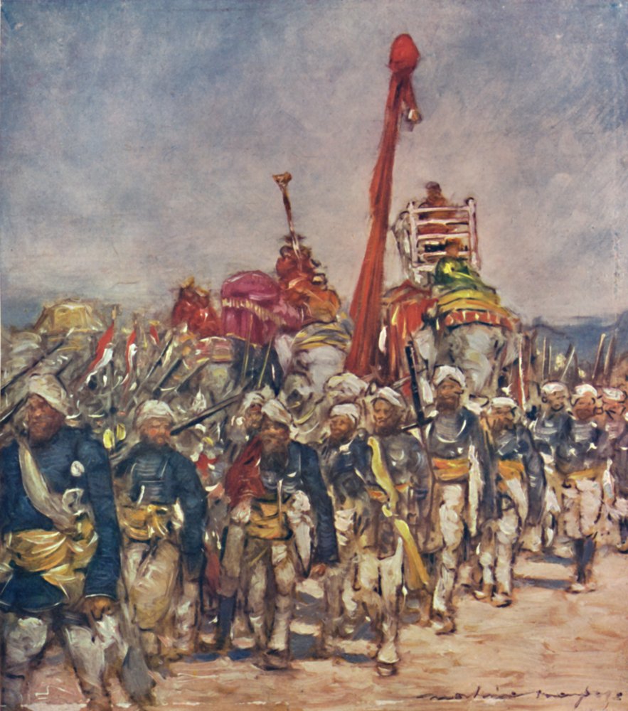 A Typical Group in the Retainers' Procession, 1903