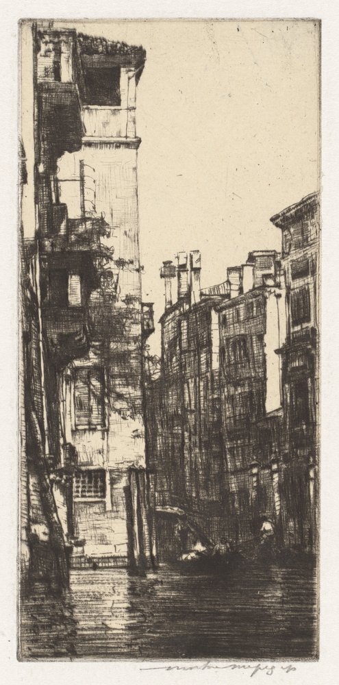 Canal by Mortimer Menpes: Highest-quality art reproduction