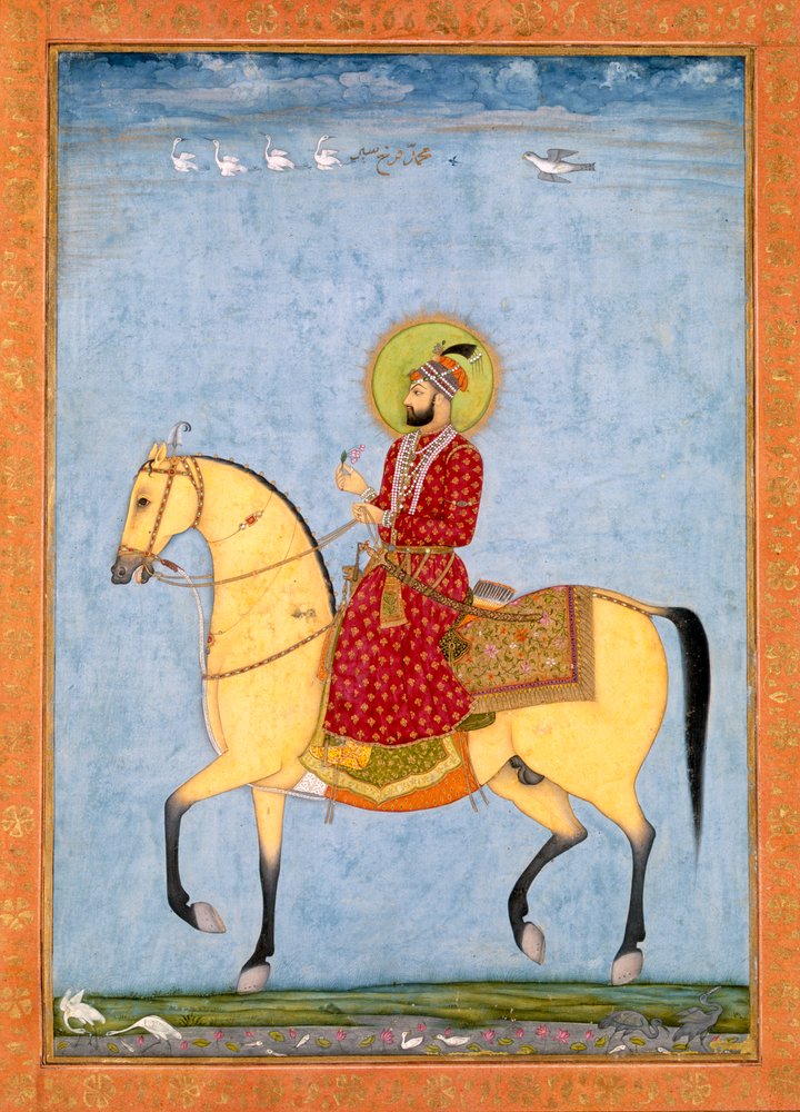 The Mughal Emperor Farrukhsiyar (1683-1719) by Mughal School