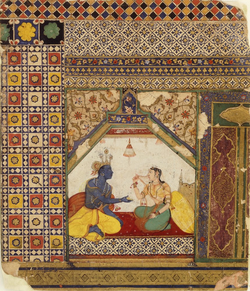 Rama Trying to Justify to Sita his Repudiation of Her