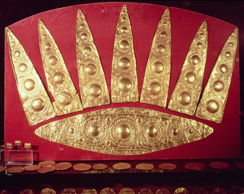 Tiara from Grave III, Grave Circle A, Mycenae by Mycenaean