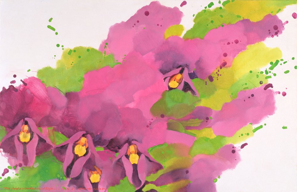 Violets, 1995 by Myung Bo Sim: Buy fine art print