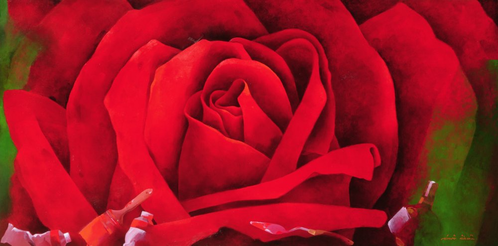 The Rose by Myung-Bo Sim: Highest-quality art reproduction