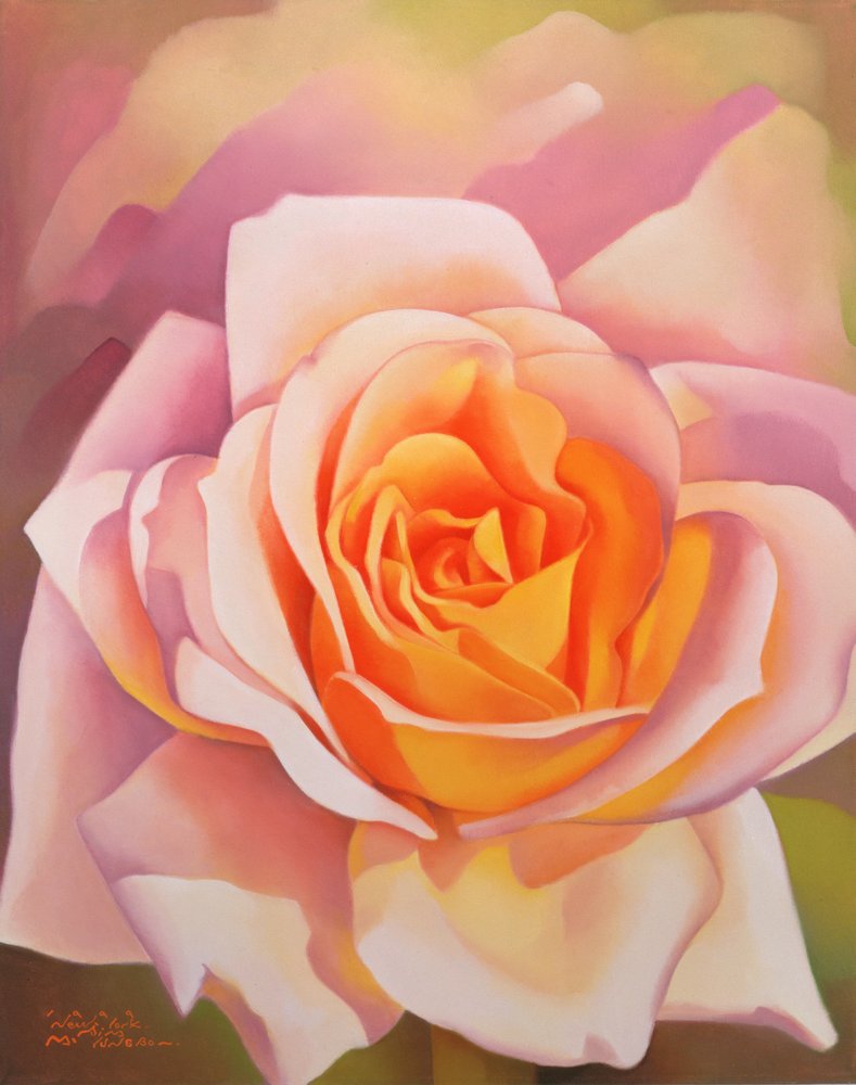 The Rose by Myung Bo Sim: Highest-quality art reproduction
