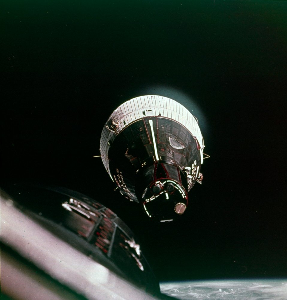 First Rendezvous in Space, 15 December 1965 by NASA Images