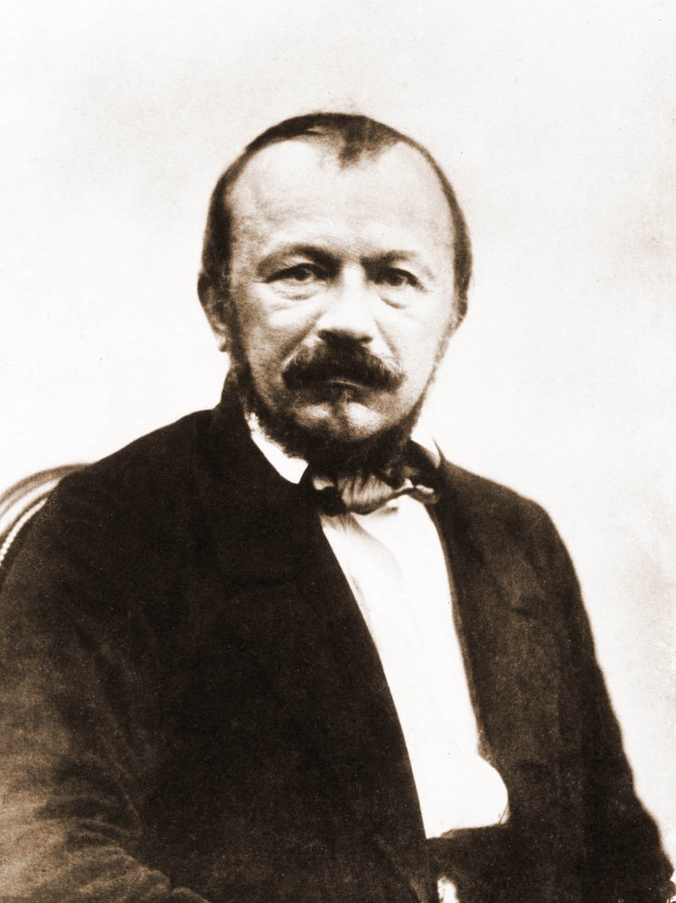 Portrait of Gerard de Nerval, writer by Nadar