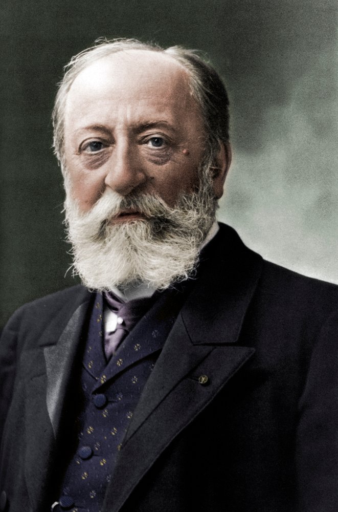 Camille Saint-Saens, French composer, organist, conductor, and pianist ...