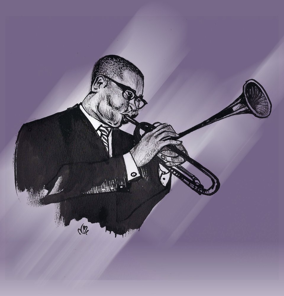 Dizzy Gillespie, 2021 by Nancy Moniz Charalambous