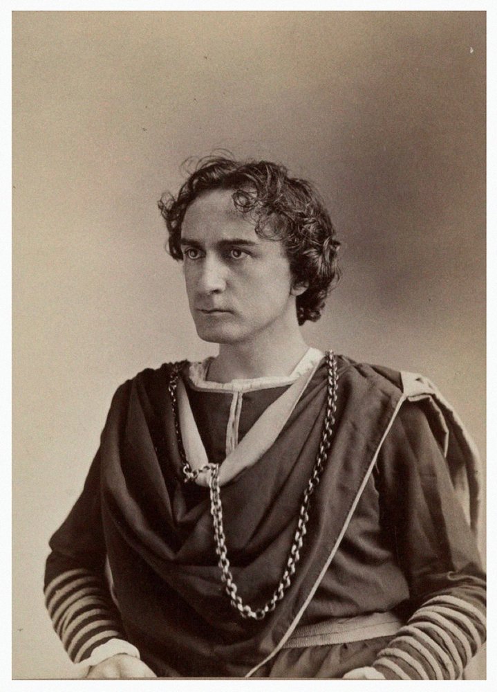 Portrait of Edwin Booth as Hamlet by Napoleon Sarony