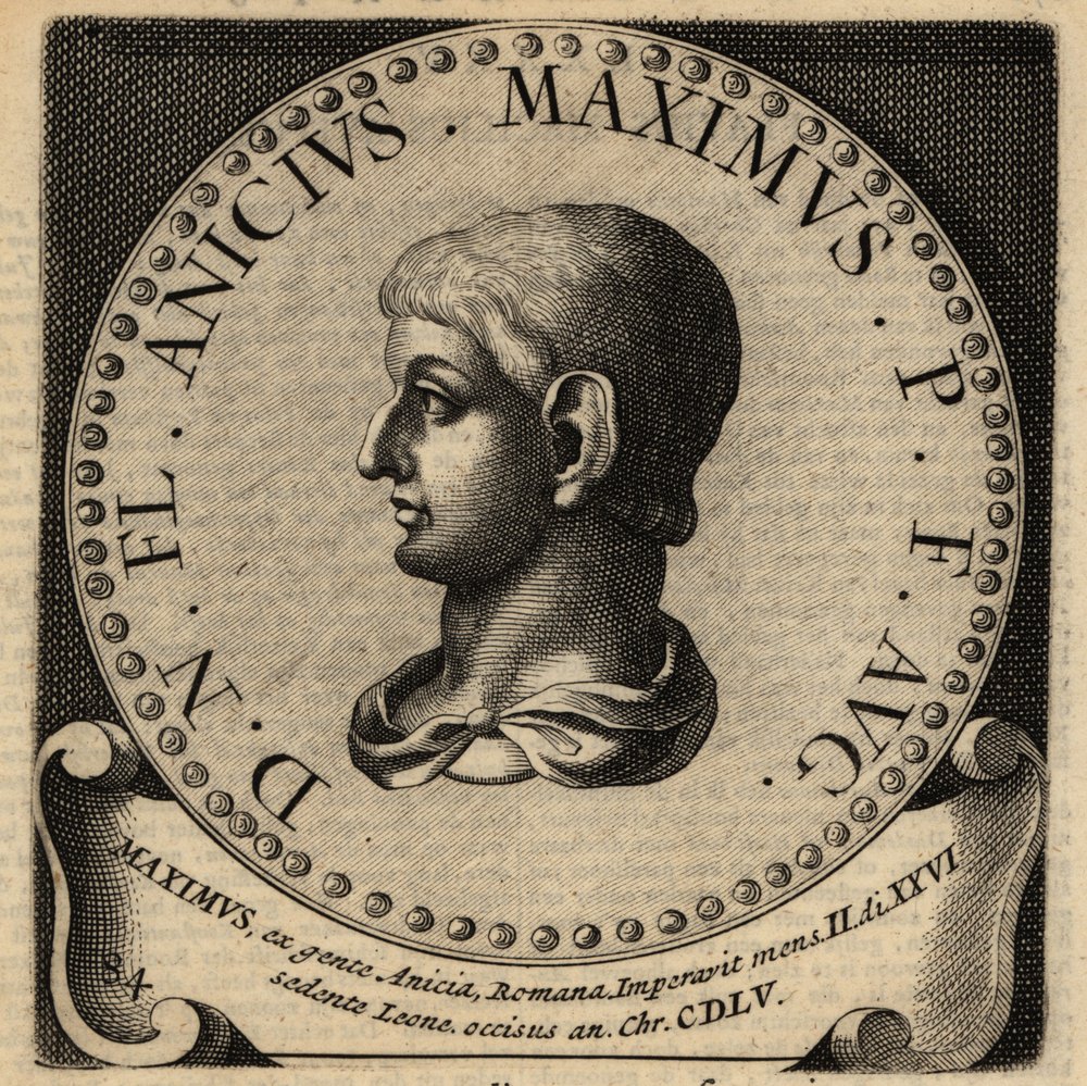 Portrait of Roman Emperor Maximus by Netherlandish School