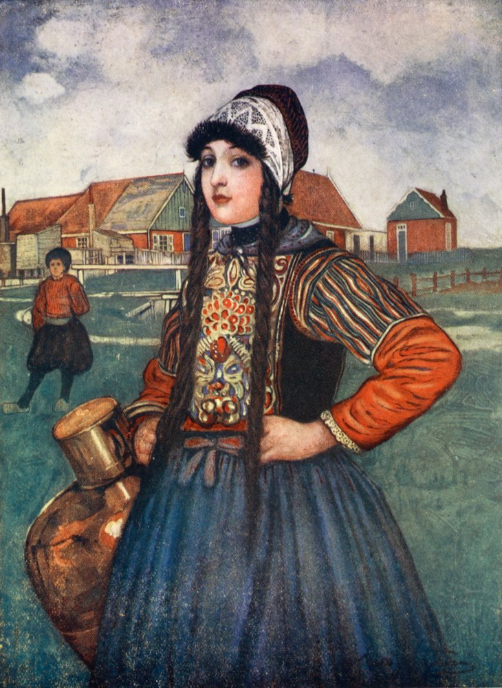 A Girl of Marken by Nico Jungman: Buy fine art print