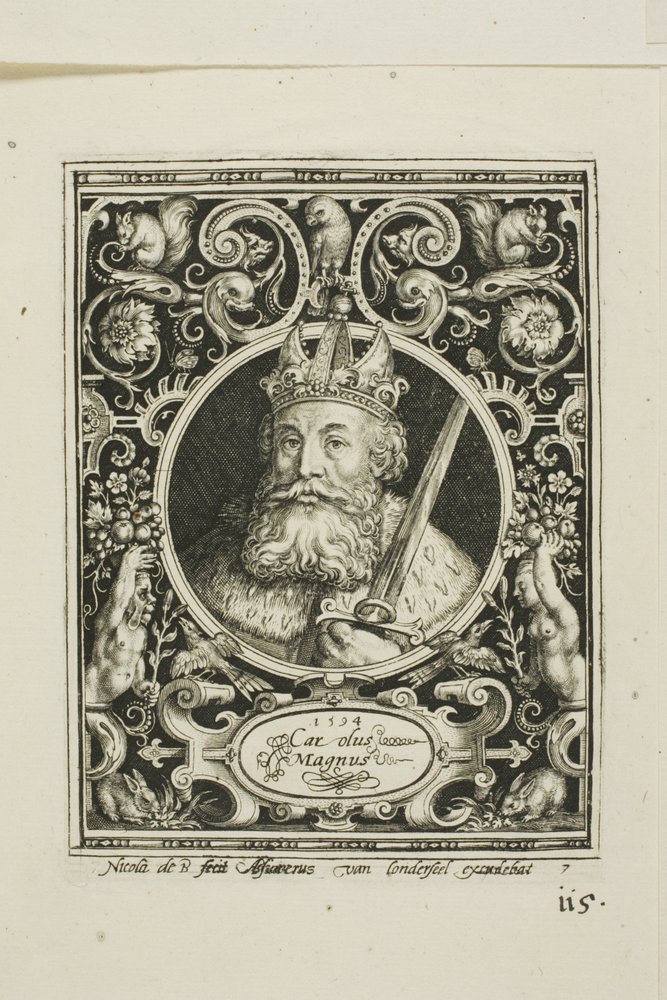 Charlemagne, plate seven from The Nine Worthies