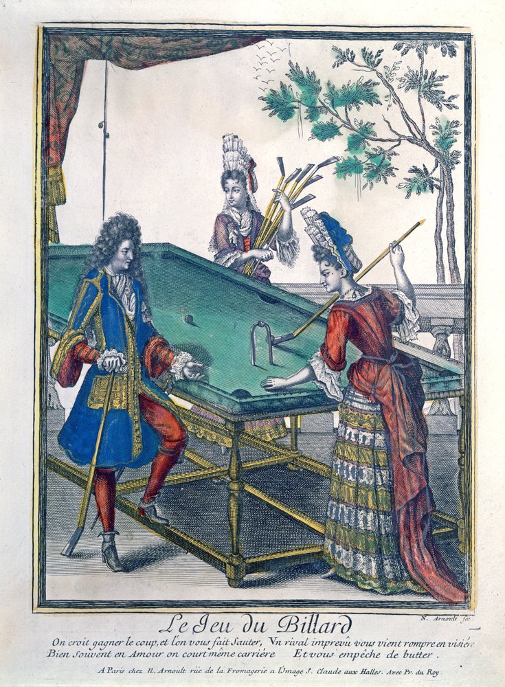 A Game of Billiards, late seventeenth century