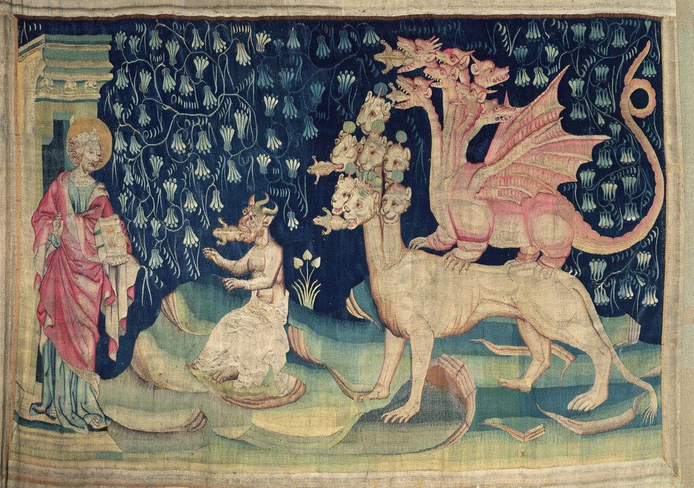 The Dragons Vomiting Frogs, no.62 from 'The Apocalypse of Angers', 1373-87