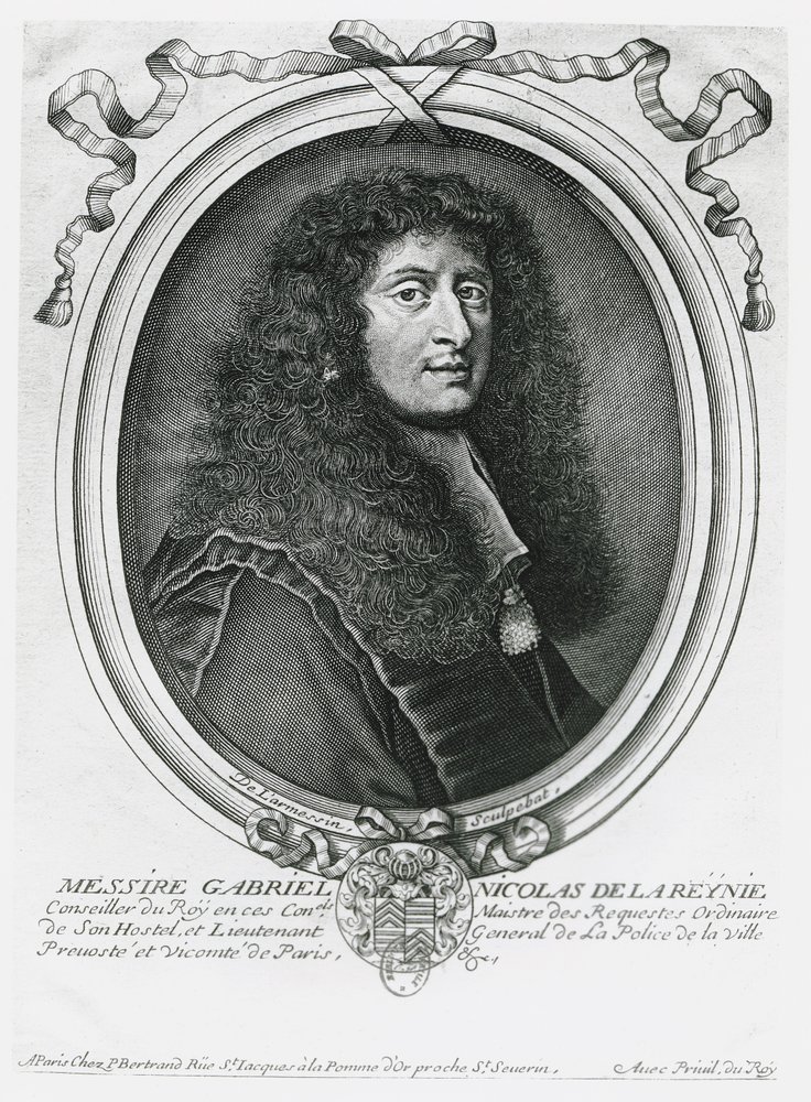Gabriel Nicolas de la Reynie by Nicolas II de Larmessin