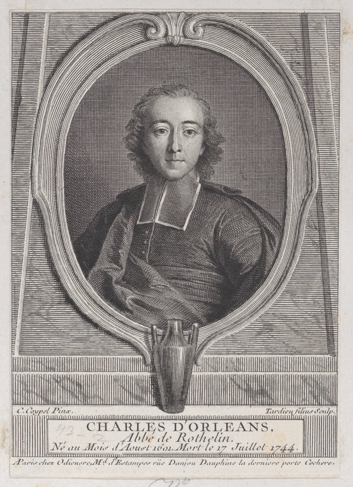 Portrait of Charles d'Orleans, Abbe of Rothelin