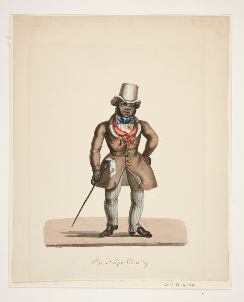 The Black Dandy by Nicolino Calyo: Premium art reproduction