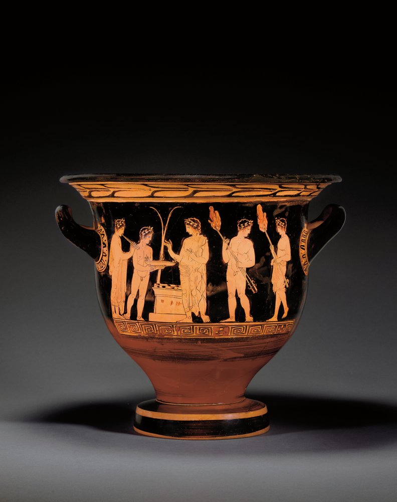 Attic red-figure bell-krater, c.420-400 BC by Nikias Painter