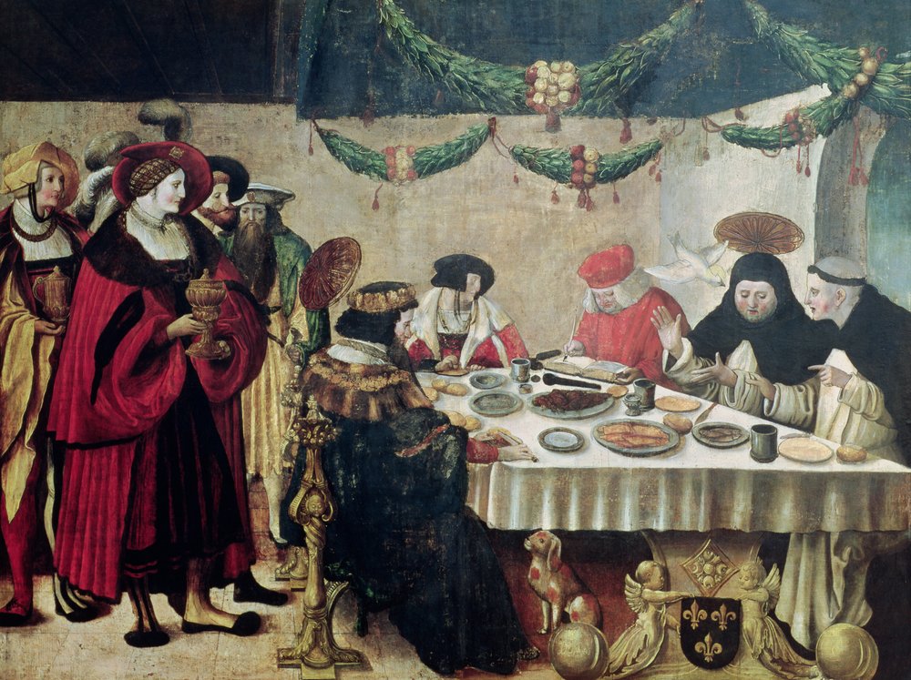 St. Thomas Aquinas and Louis IX by Niklaus Manuel