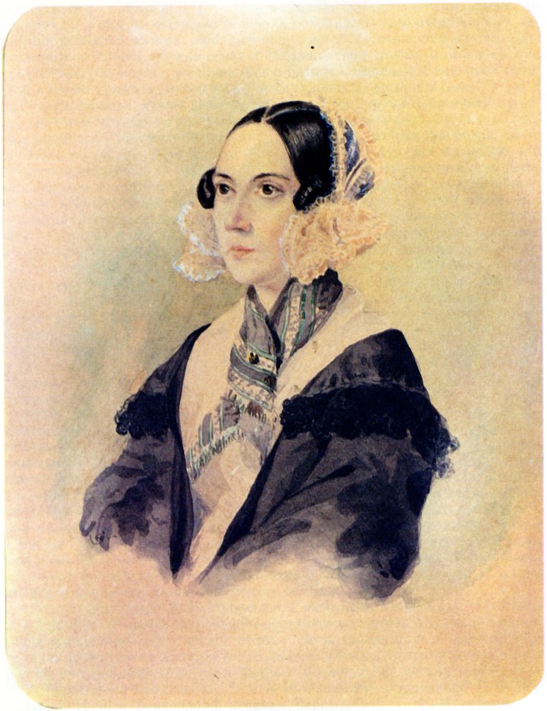 Portrait of Decembrist Baroness Anna von Rosen, 1832