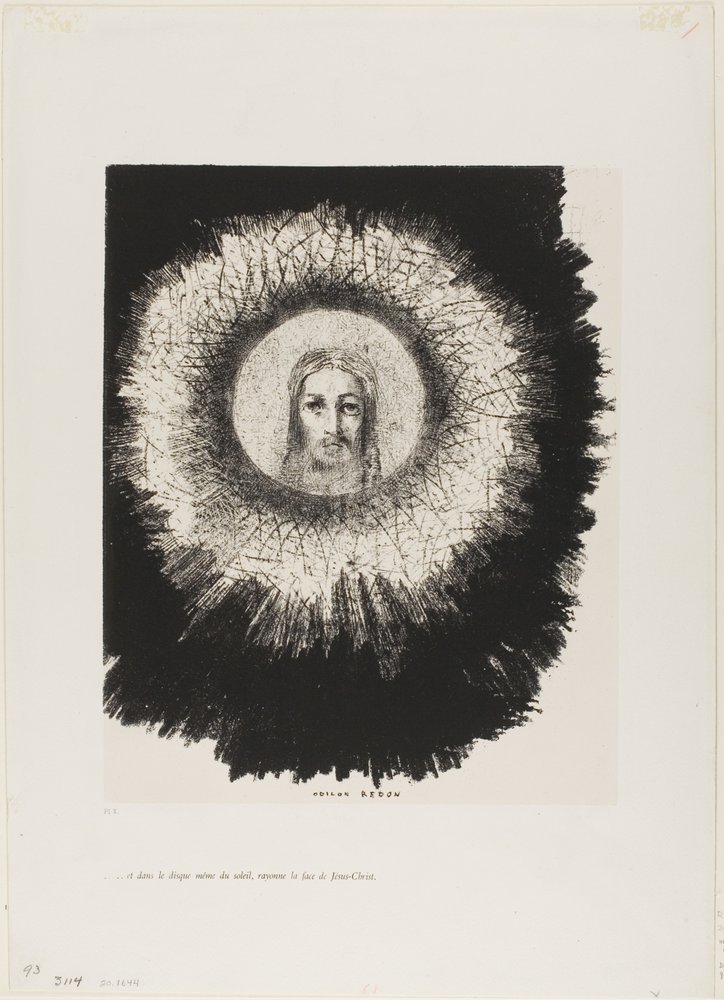 And in the Very Disk of the Sun Lights the Face of Jesus Christ, plate ...