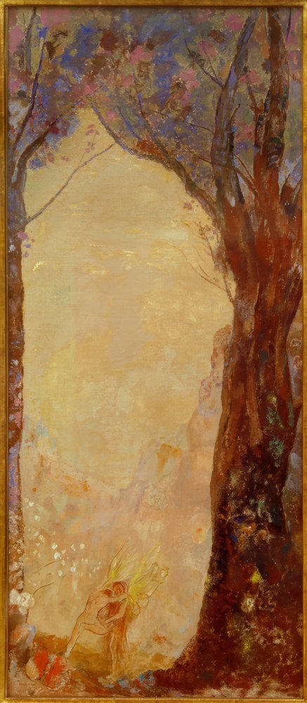 Jacob's Struggle with the Angel by Odilon Redon