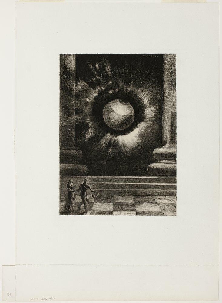 Vision, plate eight from In Dreams by Odilon Redon