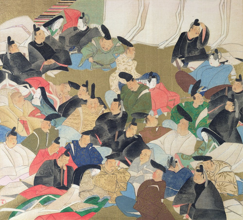 Thirty Six Poets, Illustration from 'Kokka' Magazine, 1904-5