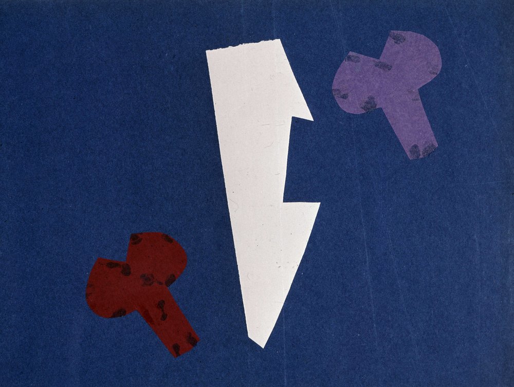 Universal War: Collage work by Olga Rosanova, January 1916