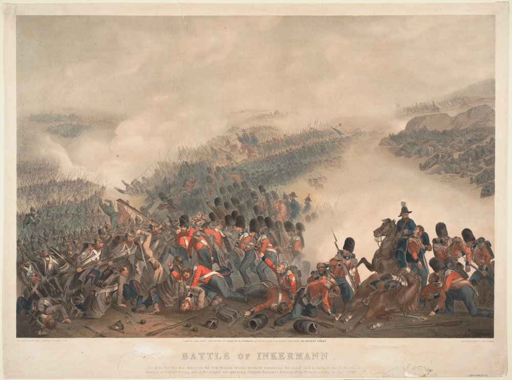 The Battle of Inkerman by Orlando Norie: Buy fine art prints
