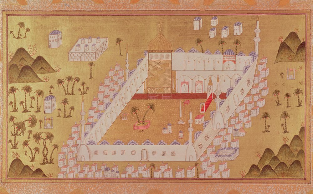 View of Medina and Mosque of the Prophet Muhammad