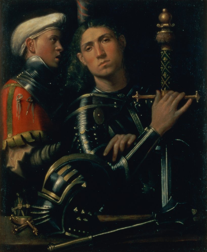 Portrait of a Military Captain with his Squire