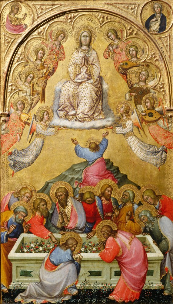 The Assumption of the Virgin with Busts of the Archangel Gabriel and ...