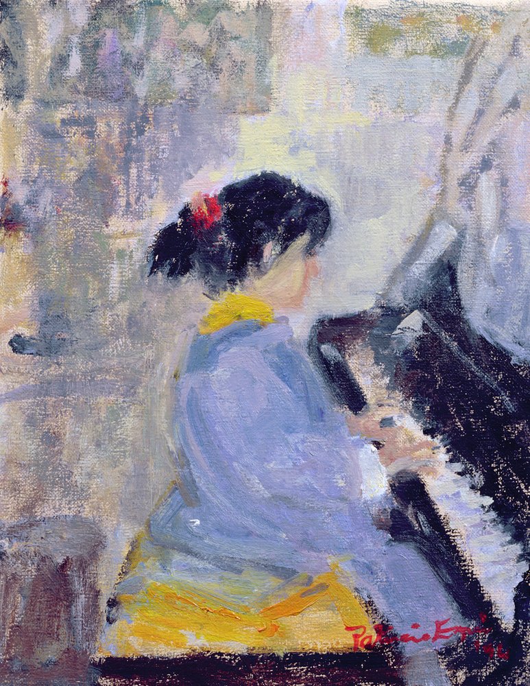 At The Piano by Patricia Espir: Buy fine art print