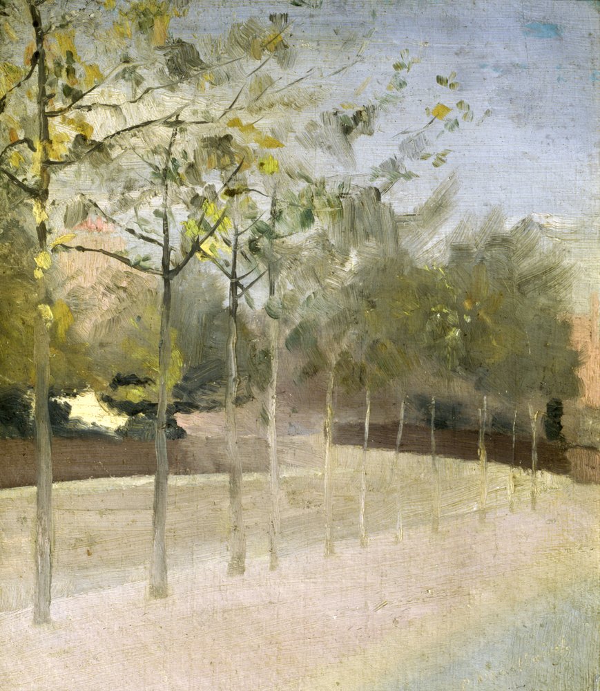 Chelsea Embankment, Plane Trees by Paul Fordyce Maitland