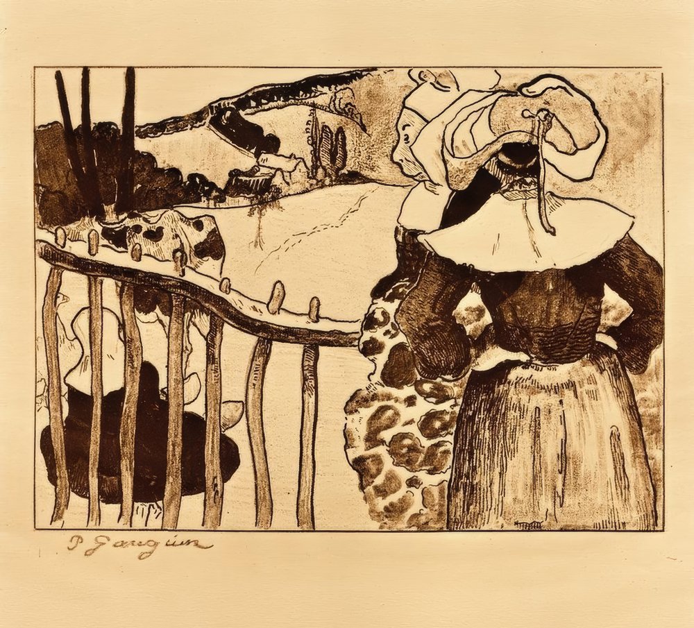 Human Miseries by Paul Gauguin: Buy fine art print