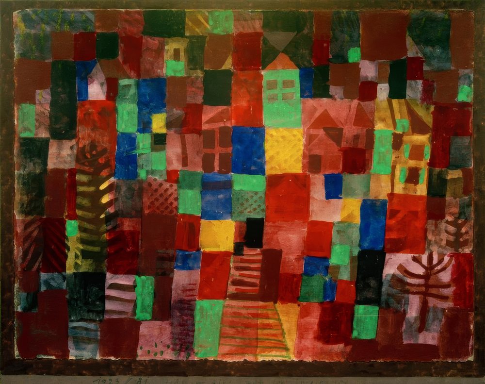 Houses with Stairway by Paul Klee: Buy fine art print