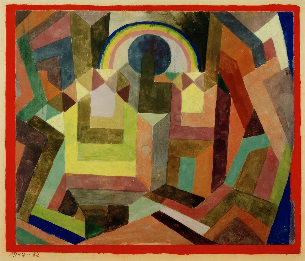With the Rainbow by Paul Klee: Buy fine art print