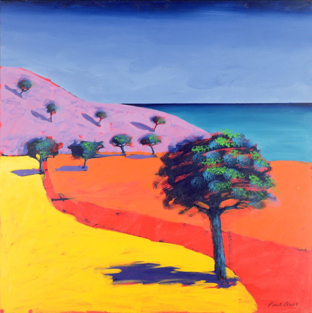 Red Path by Paul Powis: Highest-quality art reproduction
