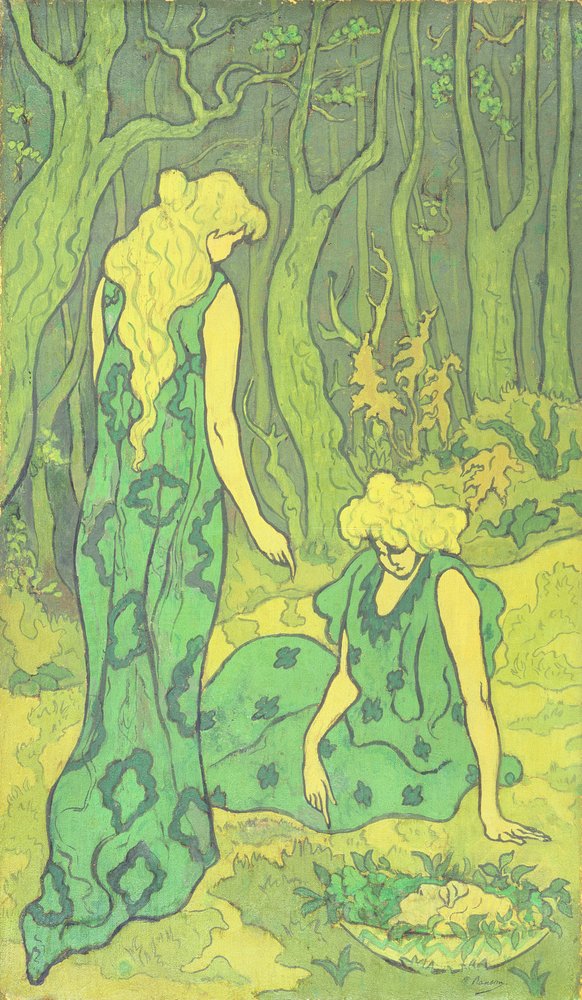 Women in the Wood by Paul Elie Ranson: Buy fine art print