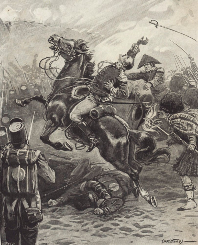 The Death of Edward Pakenham at the Battle of New Orleans